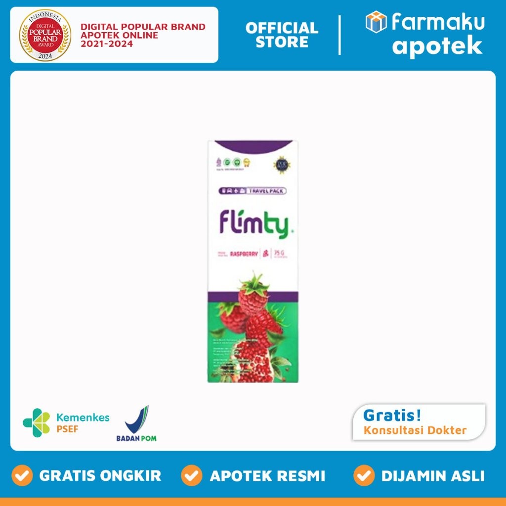 Jual Flimty Fiber Detox Raspberry Box 5 Sachet - BIN | Shopee Indonesia