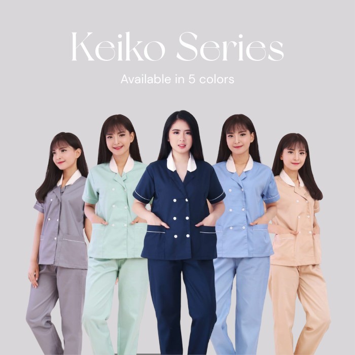 Jual Baju Suster Seragam Baby Sitter Keiko Series Seragam Suster ...