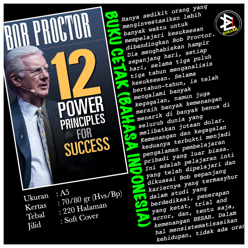 Jual Buku 12 Power Principles for Success - Bob Proctor | Shopee Indonesia