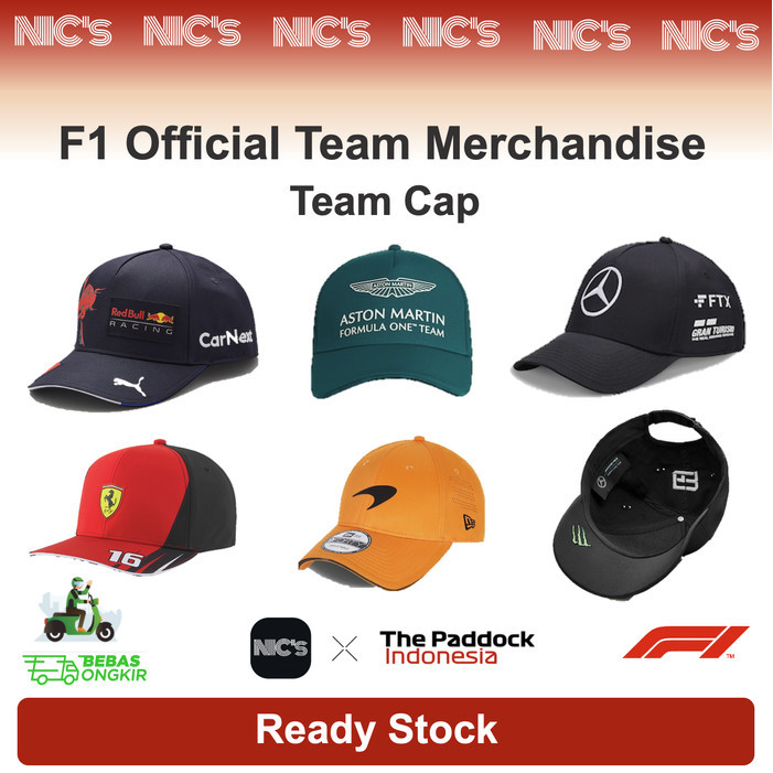 Jual Original Official Formula 1 F1 Team Cap 2022 | Shopee Indonesia