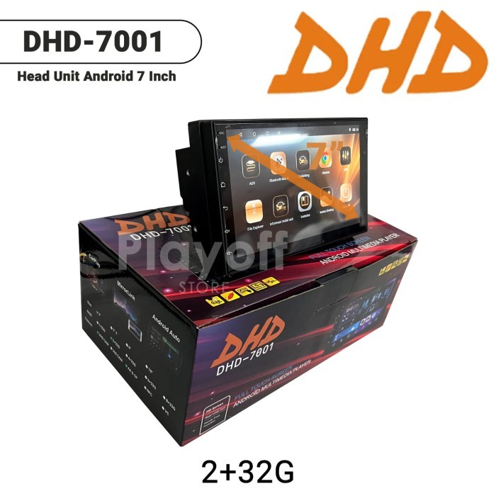 Jual HEAD UNIT ANDROID 7 INCH DOUBLE DIN DHD-7001 | Shopee Indonesia