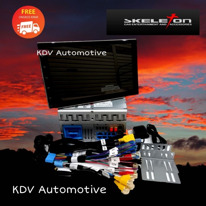 Jual head unit android 10 inch skeleton skt-8176 / android skeleton ...