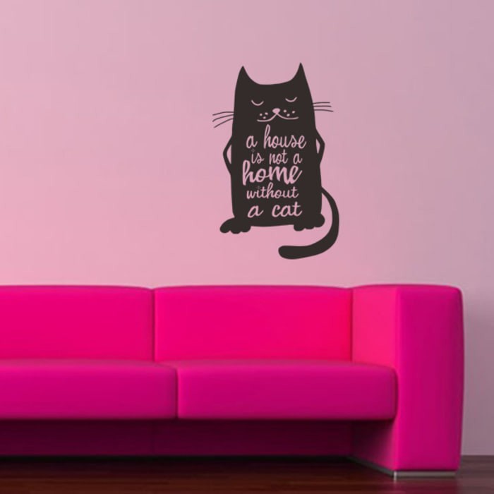 Jual Wall Sticker Cat Kucing Lates Dinding Kaca Rumah Stiker Cutting ...