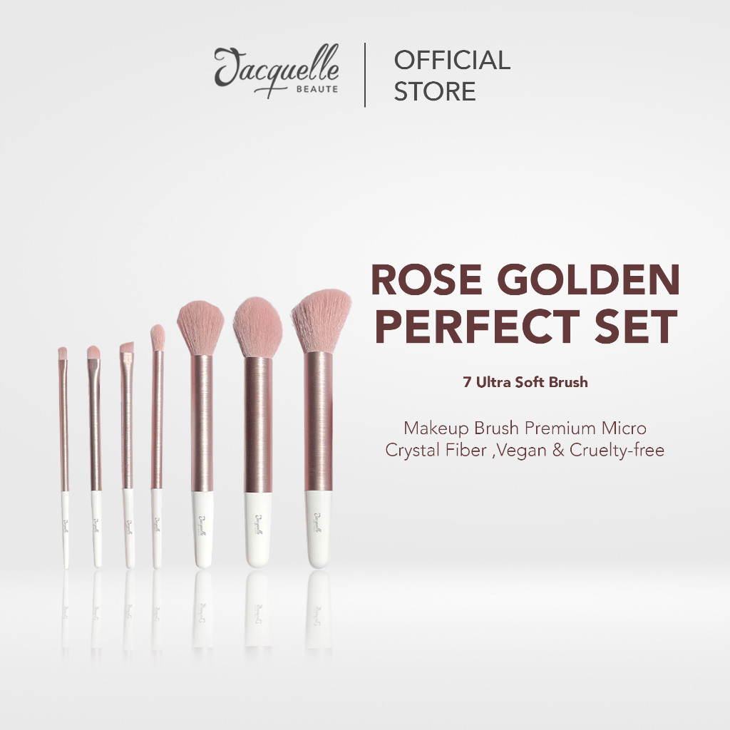 Jual Jacquelle Roe Golden Bruh Et Ua Ecan Maeup Bruhe Dengan Pouch ...