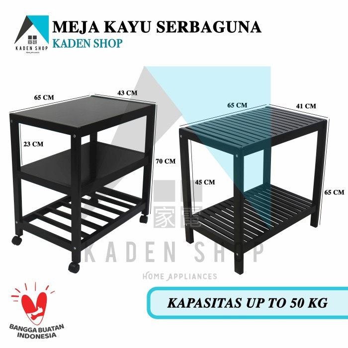 Jual Meja Kayu Serbaguna / Rak Serbaguna / Meja Dorong / Rak Dorong ...
