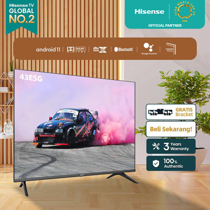 Jual Hisense 43 Inch Fhd Android 11 Smart Tv-Bezelless Design-Dolby ...