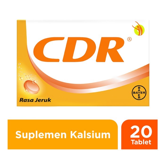 Jual TERBARU! CDR isi 20 tablet - CDR 20 - Supplement Kalsium Vit C ...