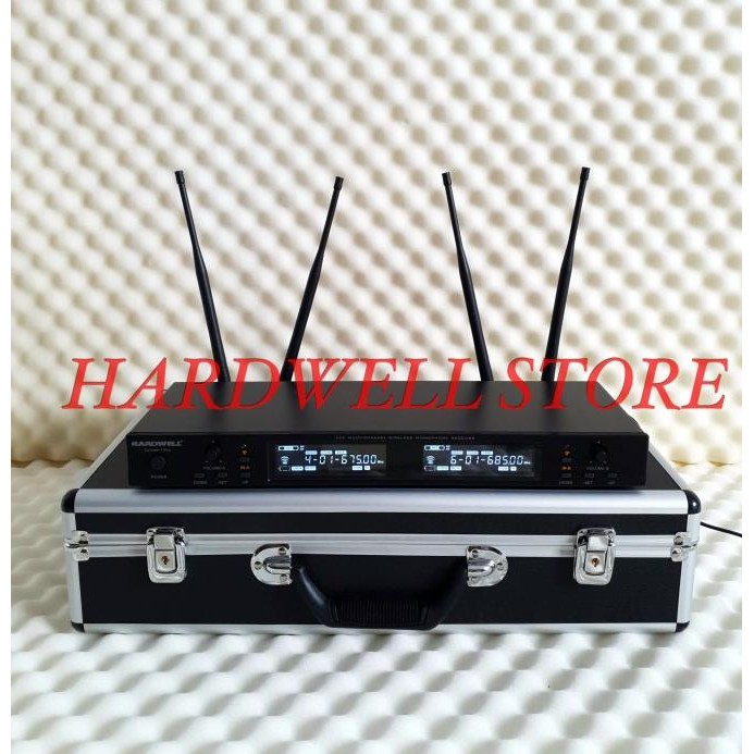 Jual Mic Wireless Hardwell Concert 1 Pro 2 Mic Clip On/Jepit 2 Mic ...