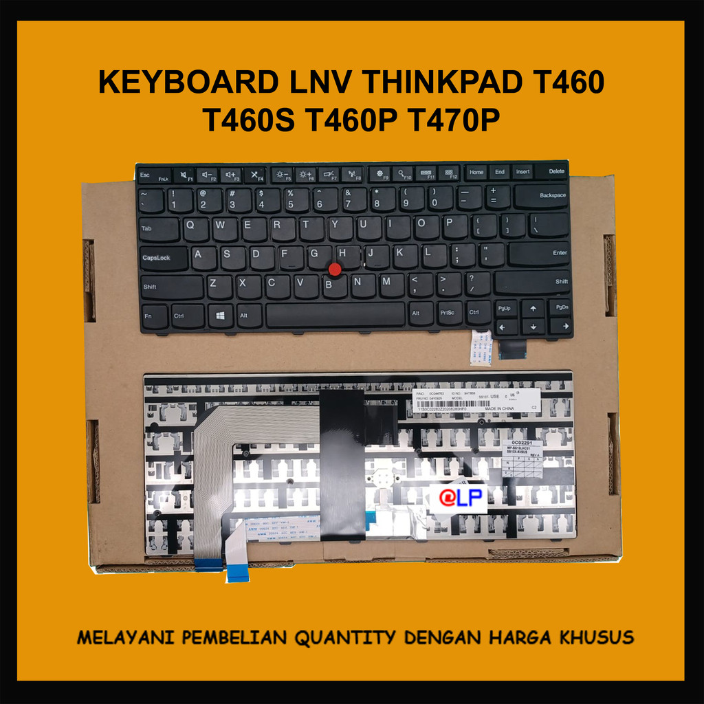 Jual Keyboard Laptop Lenovo Thinkpad t460 t460s t460p t470p | Shopee ...
