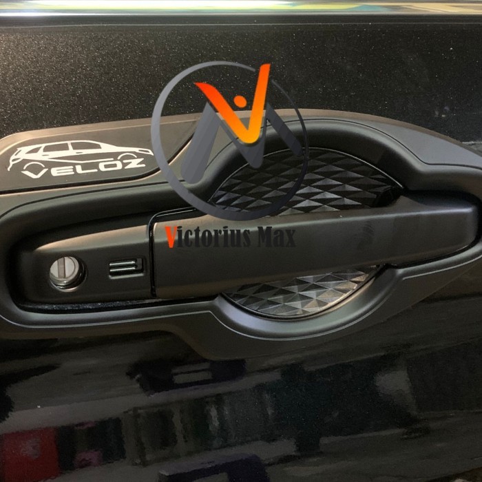 Jual Paket Outer Door Handle/Handel Cover All New Veloz Fwd 2022 Black Doff | Shopee Indonesia