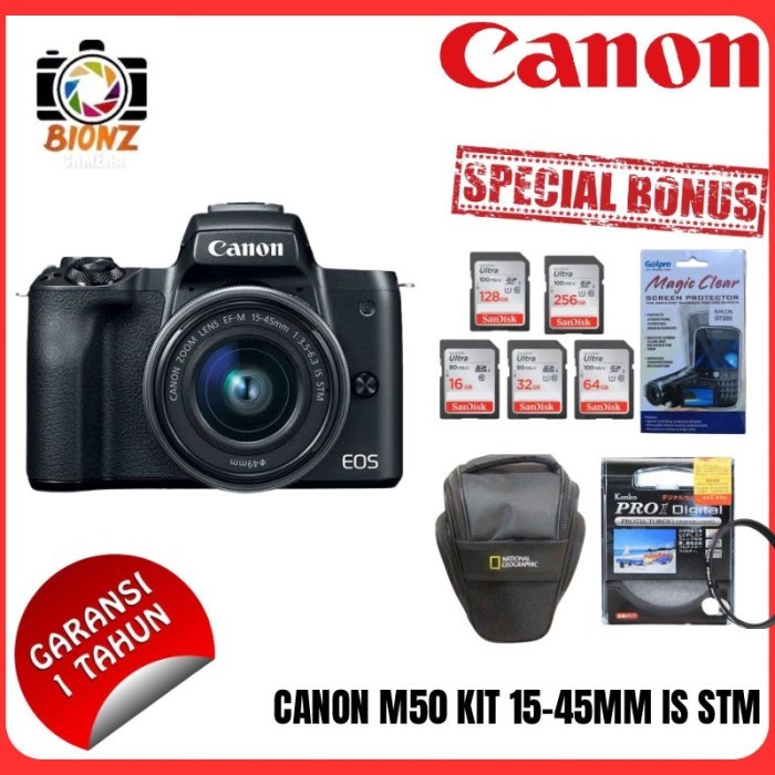 Jual Canon M50 Kit 15 45Mm | Shopee Indonesia