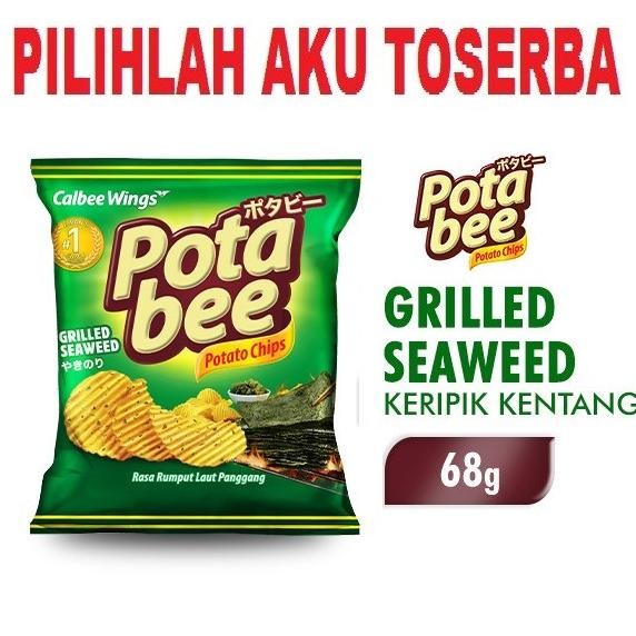 Jual Potabee Keripik Kentang Rumput Laut 68 Gr - ( Harga 1 Dus Isi 30 ...