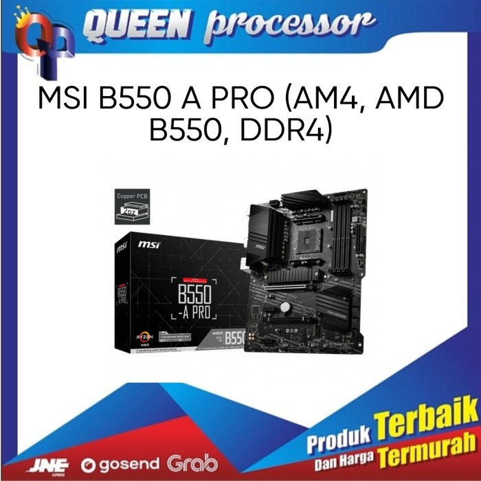 Jual MSI B550 A PRO (AM4, AMD B550, DDR4) Unit Baru / Segel - Garansi Resmi | Shopee Indonesia