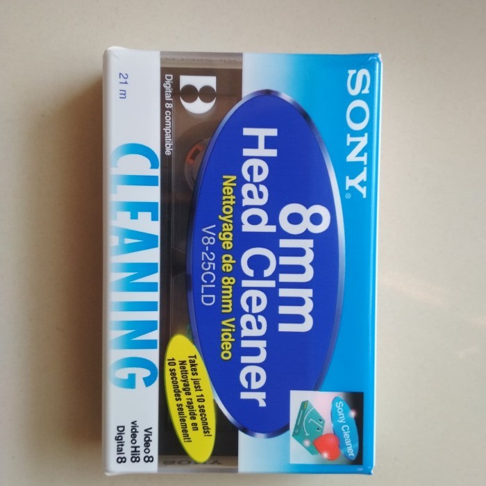 Jual SONY HEAD CLEANER 8MM VIDEO HI8 | Shopee Indonesia