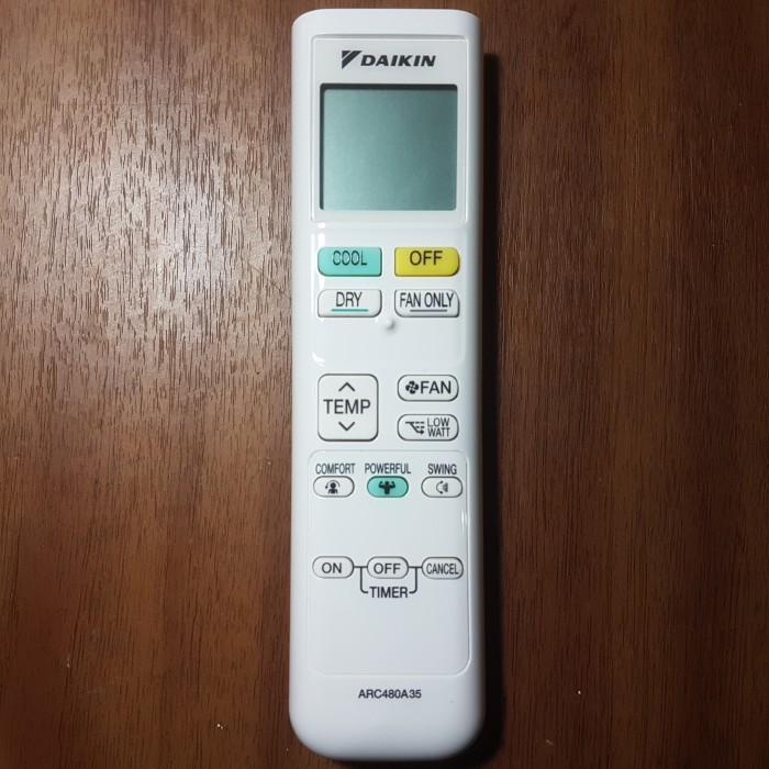 Jual Remote ac daikin ARC480A35 second Original | Shopee Indonesia