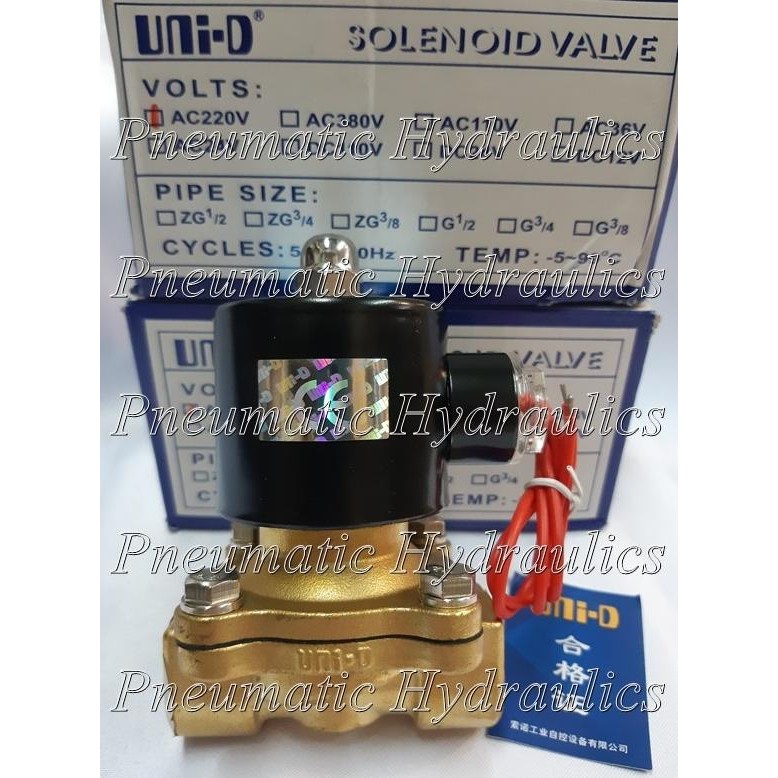 Jual UNI-D SOLENOID VALVE 1/2 inch Water UNID UW15 / UNID UW-15 drat 1/2" | Shopee Indonesia