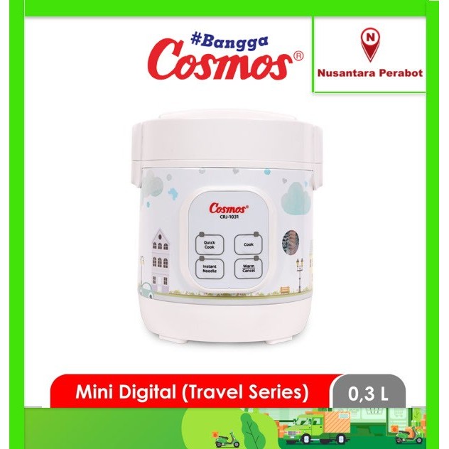 Jual Cosmos Crj-1031 Rice Cooker Digital Mini 4In1 0.3 Liter | Shopee ...