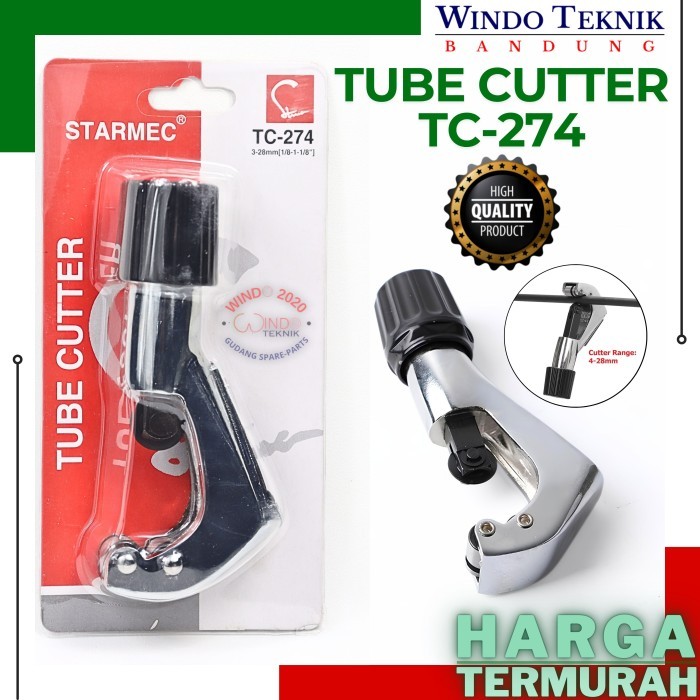 Jual TUBE CUTTER ALAT POTONG PIPA AC TEMBAGA BESAR CT-274 TUBING CUTTER ...