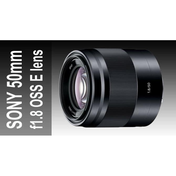 Jual Lensa Sony SEL50F18 E 50 mm F18 OSS E Mount Lens | Black/Silver ...