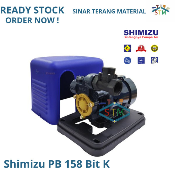 Jual SHIMIZU PB 158 BIT POMPA AIR PENDORONG POMPA BOOSTER FLOW SWITCH ...