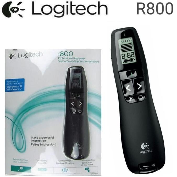 Jual Laser Pointer Wireless Presenter Logitech R800 Original Dan ...