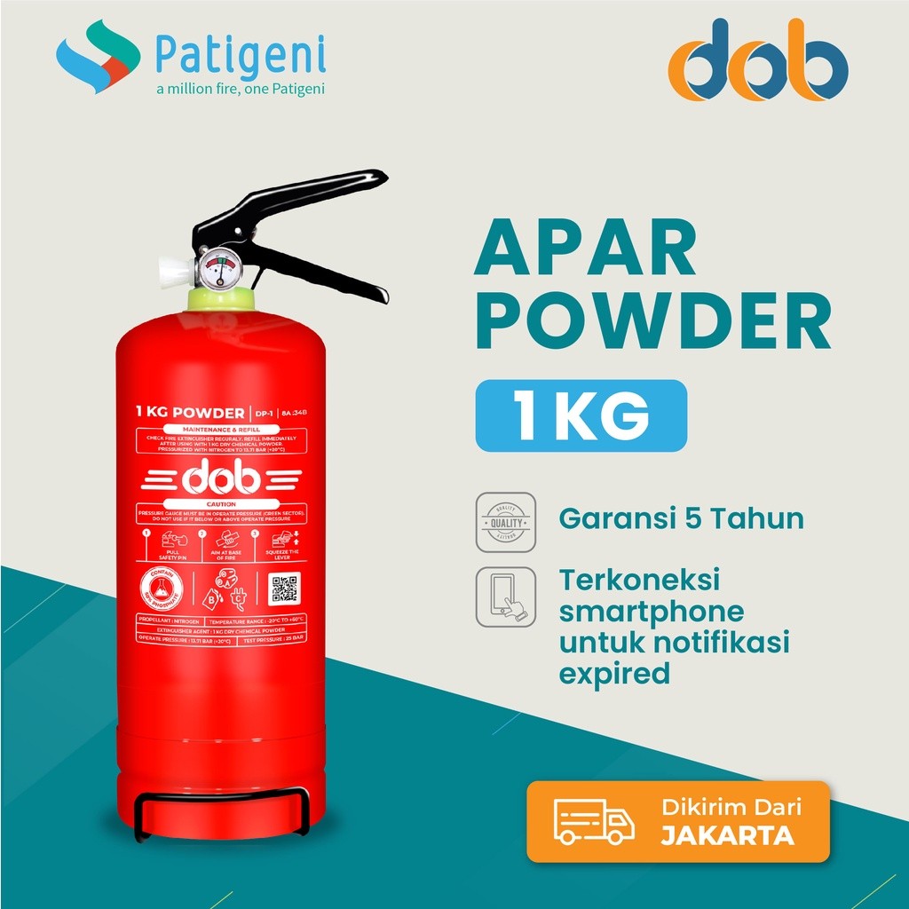 Jual Tahan Lama Apar 1Kg Powder Dob / Jual Apar Murah / Alat Pemadam ...