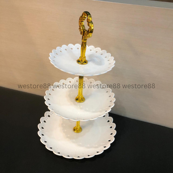 Jual Gratis Ongkir Rak Saji Kue Buah Rak Susun Tingkat Display Makanan ...