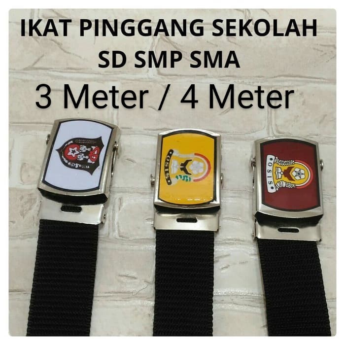 Jual Gesper Sekolah SD SMP SMA/Ikat Pinggang Sekolah ( 3 METER / 4 ...