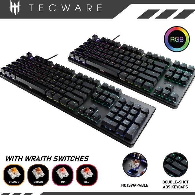 Jual Goodseries| TECWARE PHANTOM+ RGB Mechanical Keyboard Pre-lubed ...