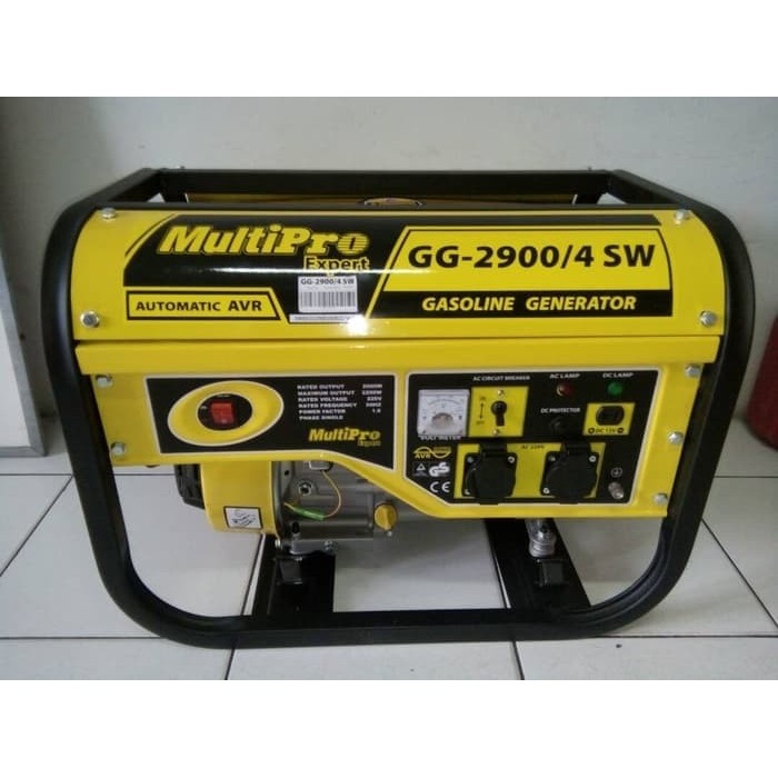 Jual MultiPro Gasoline Generator GG-2900-4SW - Genset Bensin | Shopee Indonesia