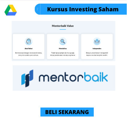 Jual TERBAIK KURSUS INVESTING SAHAM FUNDAMENTAL - MENTOR BAIK KODE 105 ...
