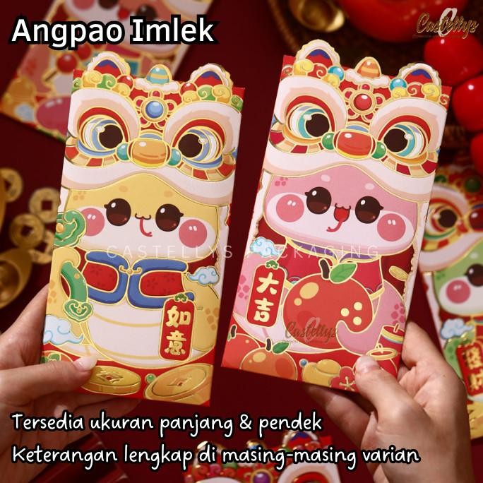 Jual """""] Angpao Imlek Ular Snake 2025 Angpau Hong Pao Amplop Merah Sincia CNY | Shopee Indonesia