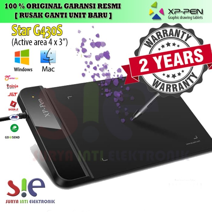 Jual XP PEN STAR G430 Pentablet garansi 2 tahun [Rusak Ganti Baru ...
