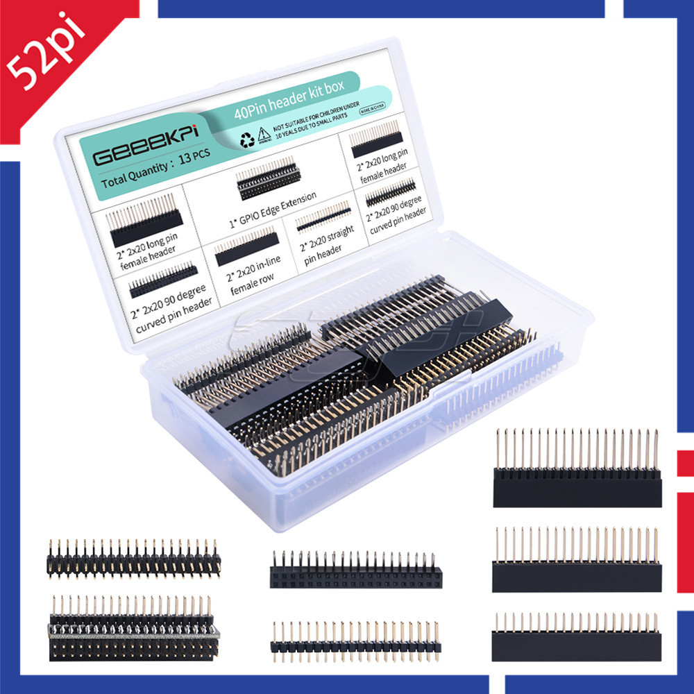 Jual Baru 52Pi 13pcs Raspberry Pi GPIO Header GPIO Edge Extension ...