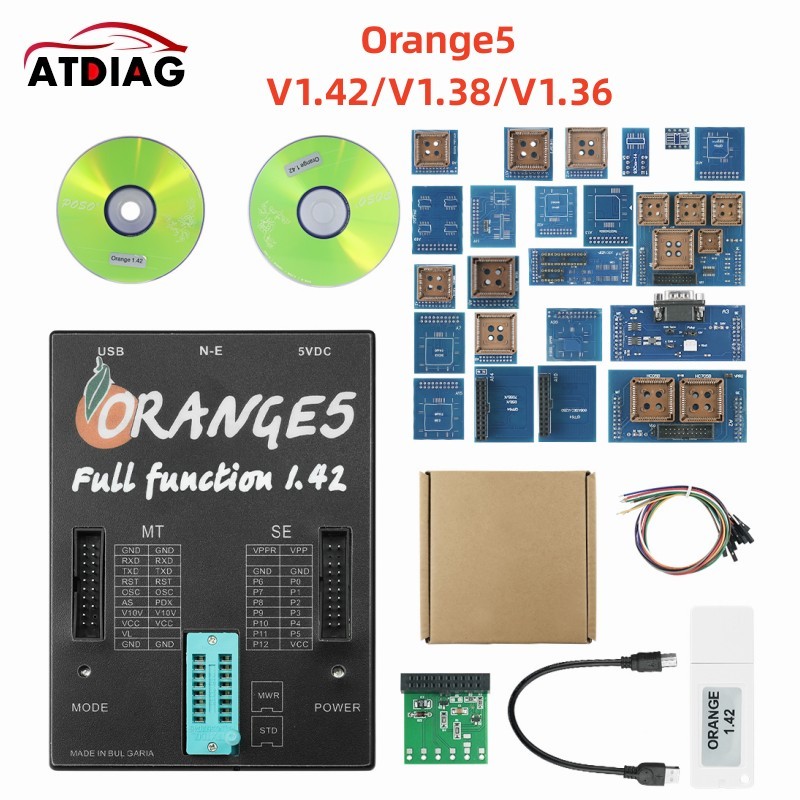 Jual JAYA ABADI Orange5 ECU Programmer V1.42 OEM Orange 5 Full Adapters ...
