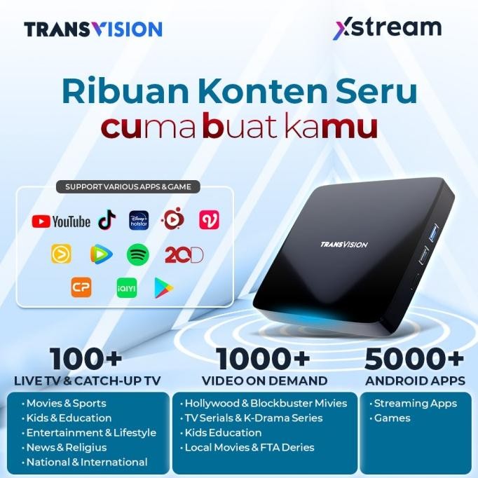 Jual Android Box Transvision XSTREAM 2nd Gen - (Google Certified ...