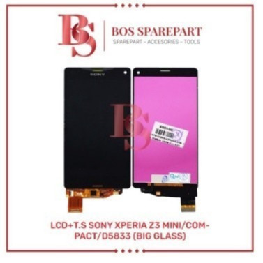 Jual LCD TOUCHSCREEN SONY XPERIA Z3 MINI / Z3 COMPACT / D5833 BIG GLASS ...