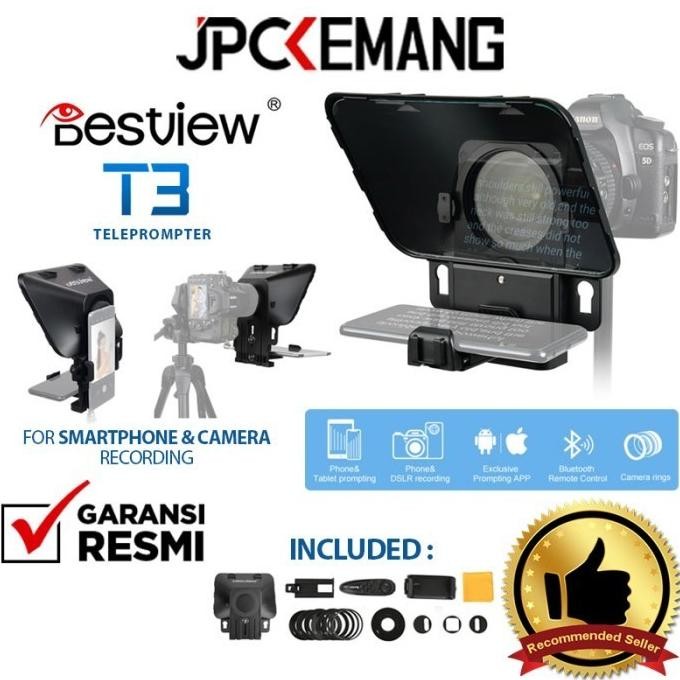 Jual Desview T3 Broadcast Teleprompter Camera Smartphone Tablet ...