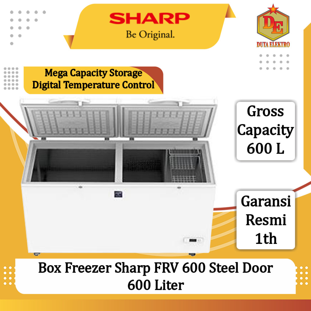 Jual Box Freezer Sharp FRV 600 Steel Door 600 Liter | Shopee Indonesia