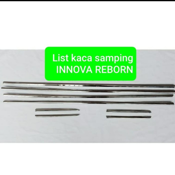 Jual Terbaik List Kaca Samping Pintu Window Liner Toyota Innova Inova ...