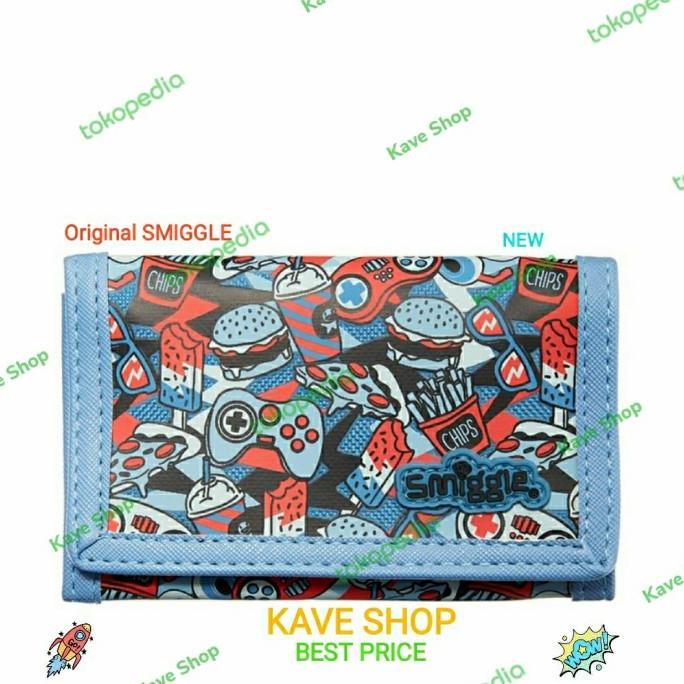 Jual SMIGGLE WALLET ORIGINAL : FLAP ZIP ILLUSION - GREY - NEW - DOMPET ...