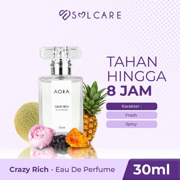 Jual Solcare Sister Brand AORA Parfum Crazy Rich Tahan 8 Jam | Shopee Indonesia