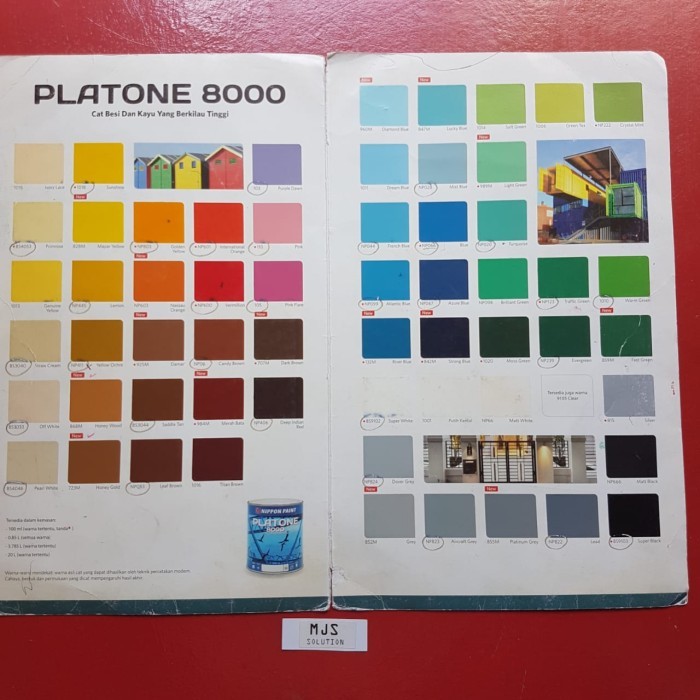Jual CAT MINYAK PLATONE 8000 UNTUK BESI DAN KAYU WARNA NIPPON PAINT ...