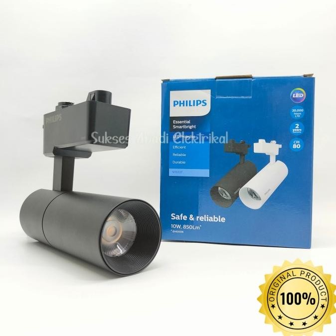 Jual Philips Lampu LED Projektor ST033T 10 Watt Track Rell Rel Light ...
