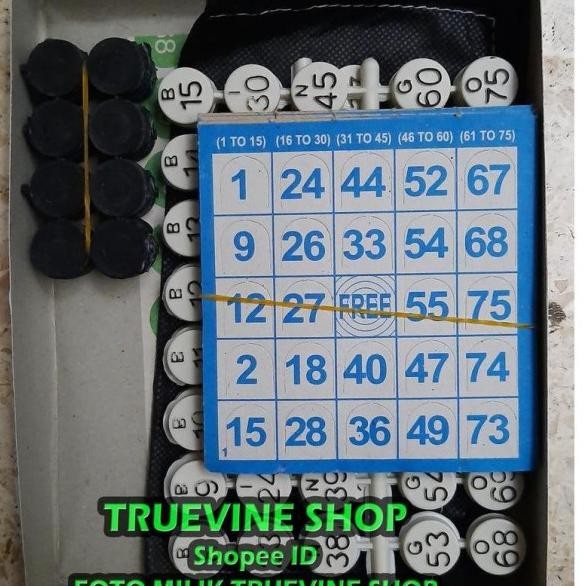 Jual Permainan Bingo Board Game Et Lengap 24 Artu Bingo Card Mainan ...