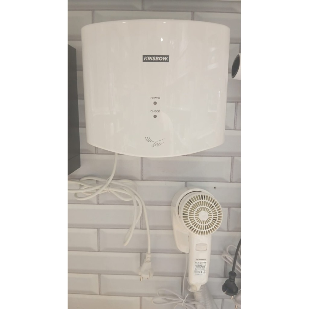 Jual Krisbow Hand Dryer Ak2630k - Putih | Shopee Indonesia