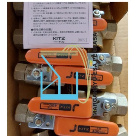 Jual Laris!!! Ball Valve Tree Way 1/2 Inc Kitz 100% Asli | Shopee Indonesia