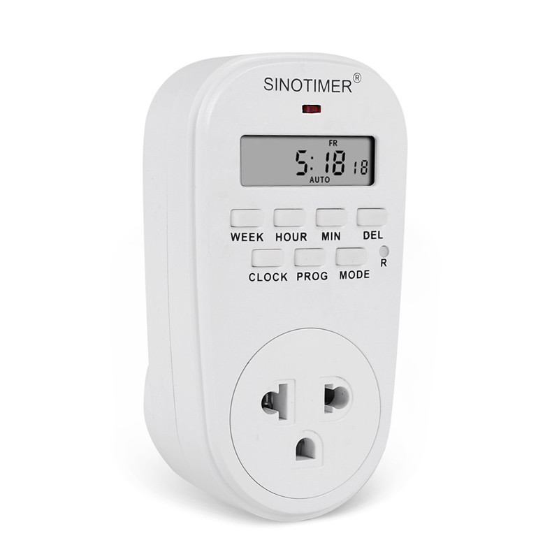 Jual New Thailand Plug-in Outlet Digital Timer Plug 7 Days Weekly ...