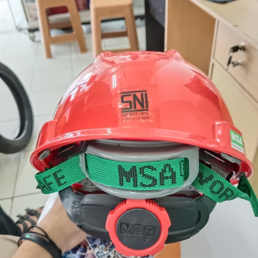 Jual Rekomendasi Terbaik !! Helm Safety Msa Full Set Plus Fastrack ...
