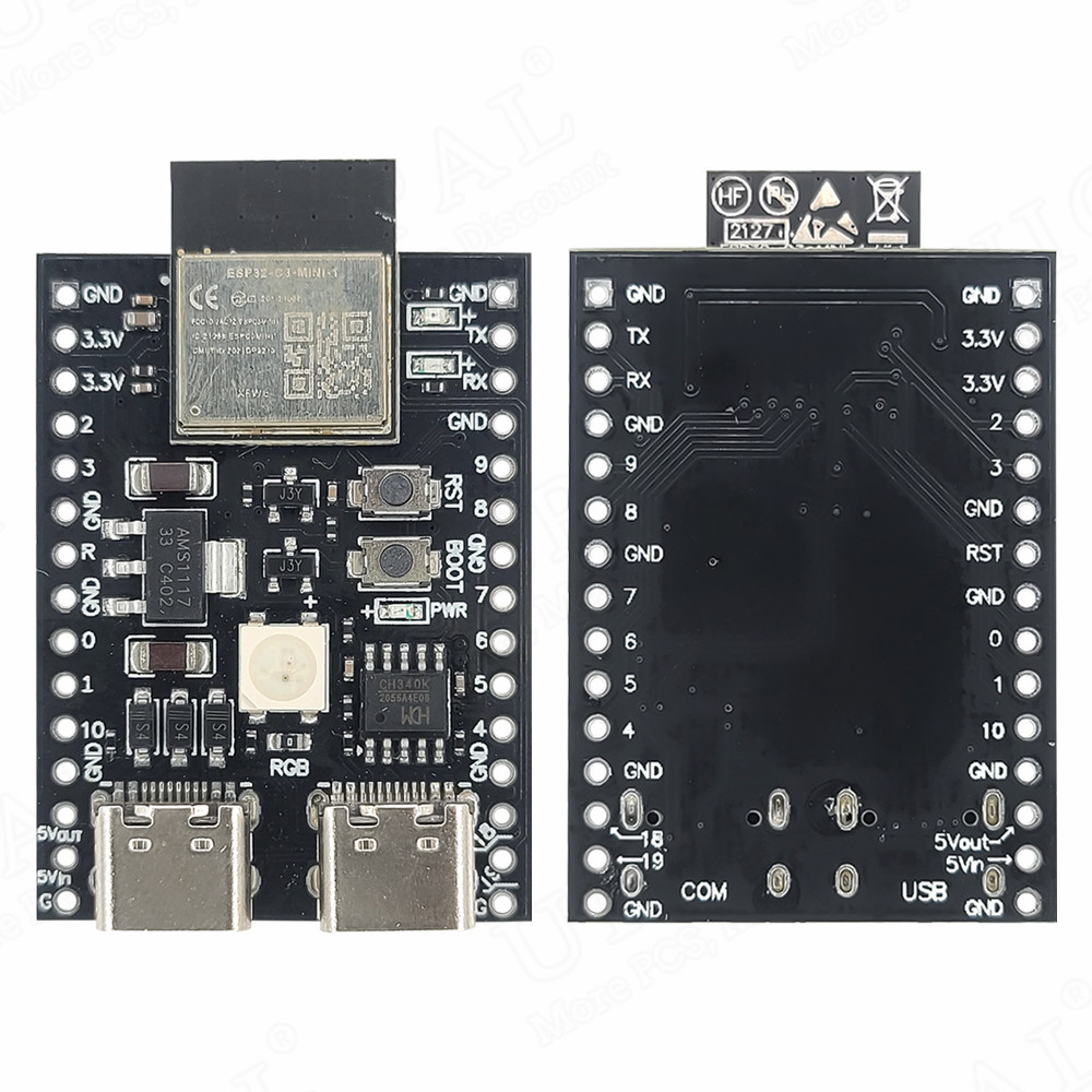 Jual NEW MINI ESP32-C3 Development Boards 2.4G Wifi 4 BLE5.0 Module Internet of Thing 4MB Flash ...